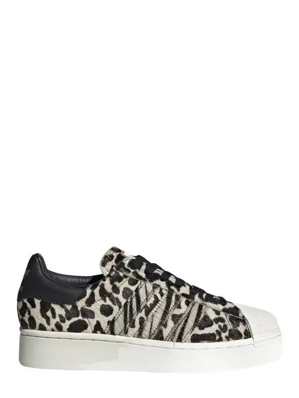 Adidas Superstar Bold Animal Print Sneakers - White