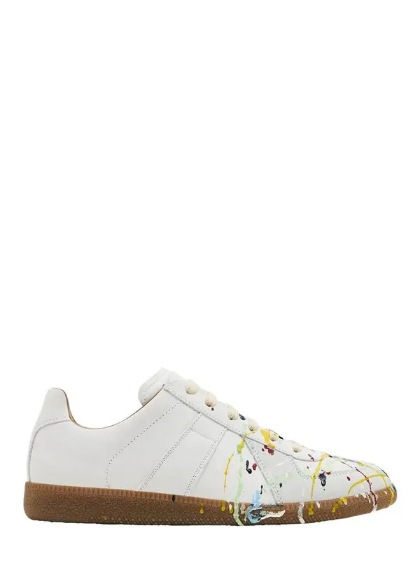 MAISON MARGIELA Replica Paint Splatter Sneakers - Grey
