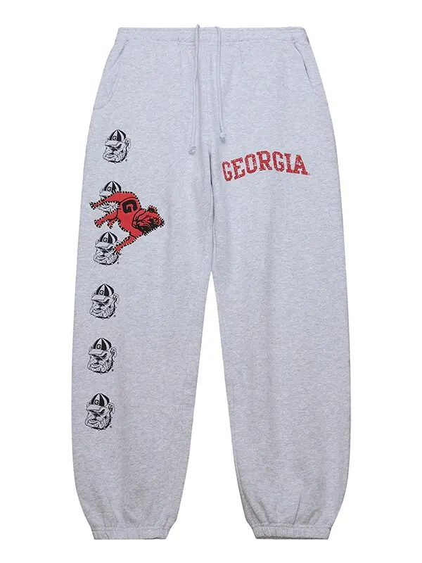 CACTUS JACK BY TRAVIS SCOTT X Mitchell & Ness University Of Georgia Sweatpants - Grey