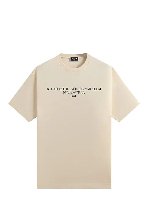 Kith For The Brooklyn Museum Sketch Tee - Cream