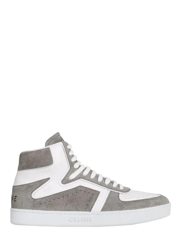 Celine Ct-01 Z Trainer High Top Sneakers - Grey