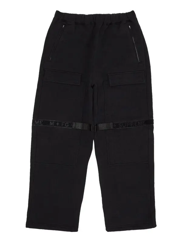 Supreme X Martithé + François Girbaud Shuttle Tape Cargo Sweatpant - Black