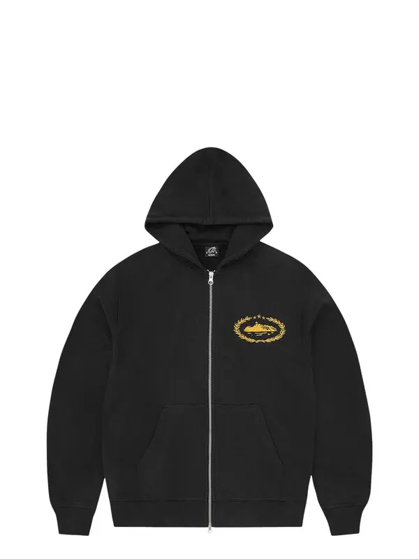 CORTEIZ Superior Royale Zip Hoodie - Black