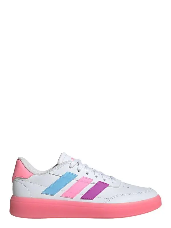 Adidas Courtblock J Lace-up Sneakers - White