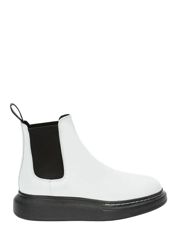 Alexander McQueen Hybrid Chelsea Boot - White