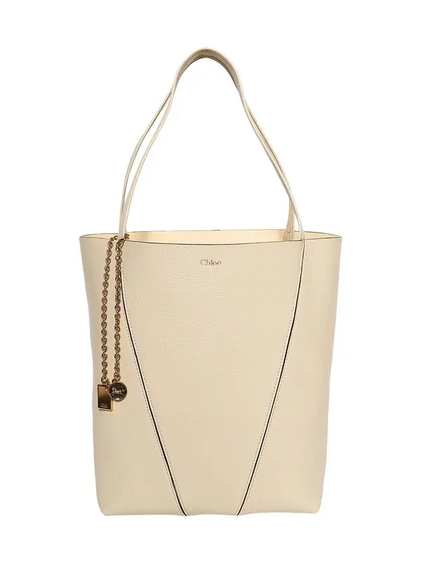 Chloé Spin Tote Bag - Tan