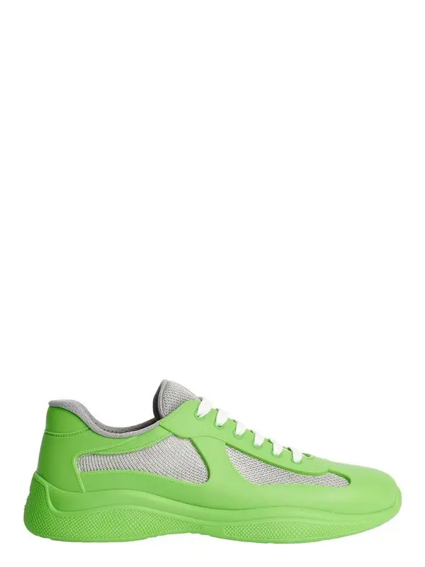 Prada America's Cup Soft Rubber Sneakers - Green
