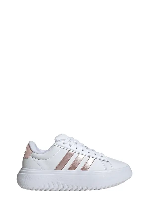 Adidas Grand Court Platform Sneakers - White