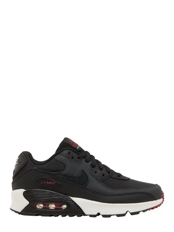 Nike Air Max 90 Leather Sneakers - Black