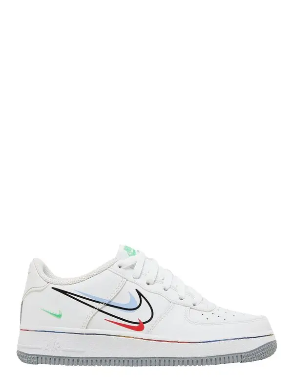 Nike Air Force 1 Low Gs 'multi Swoosh - White