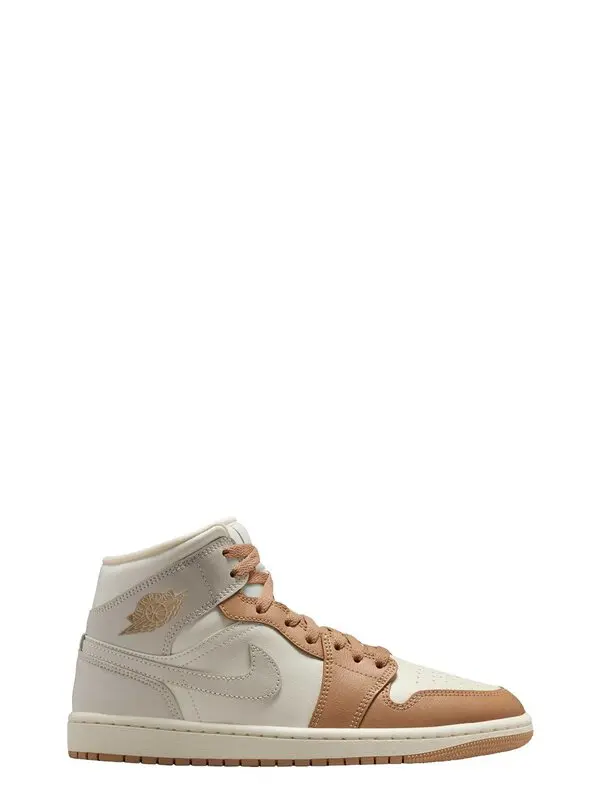 JORDAN 1 Mid Pale Ivory Hemp - White
