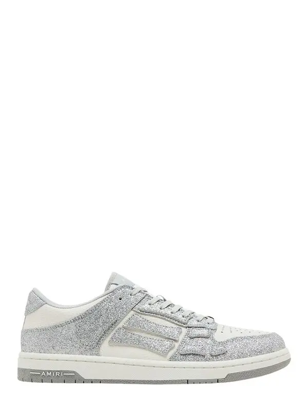 Amiri Skel Top Low Sneakers - Silver