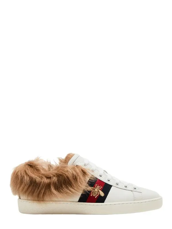 Gucci Ace Wool Sneaker - White