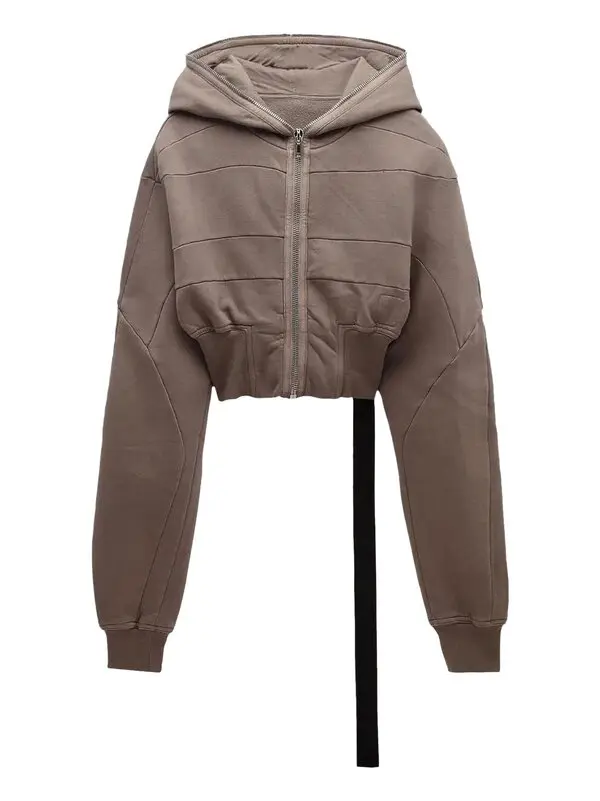 Rick Owens Collage Gimp Hoodie - Grey