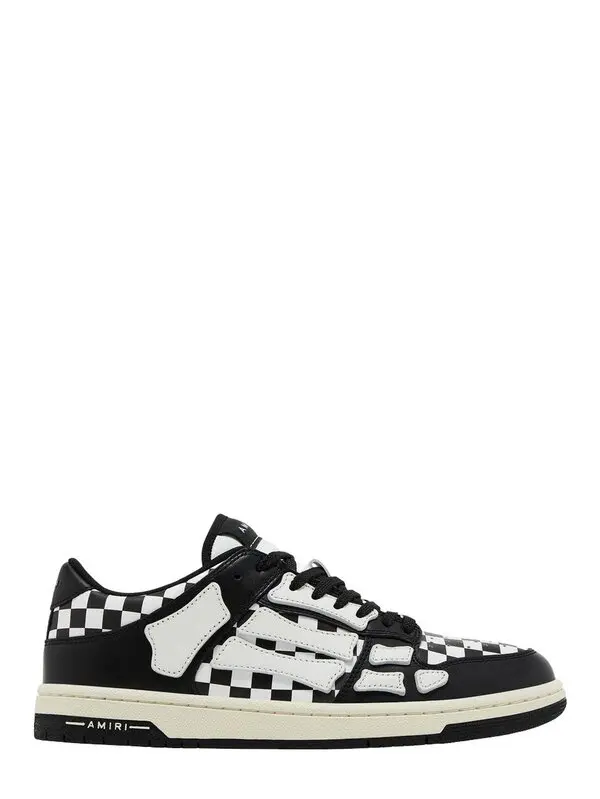 Amiri Skel Top Low Sneakers - Black