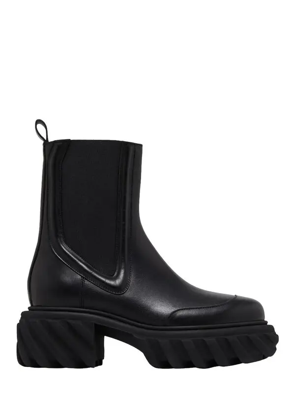 Off-White Tractor Motor Chelsea Boot - Black