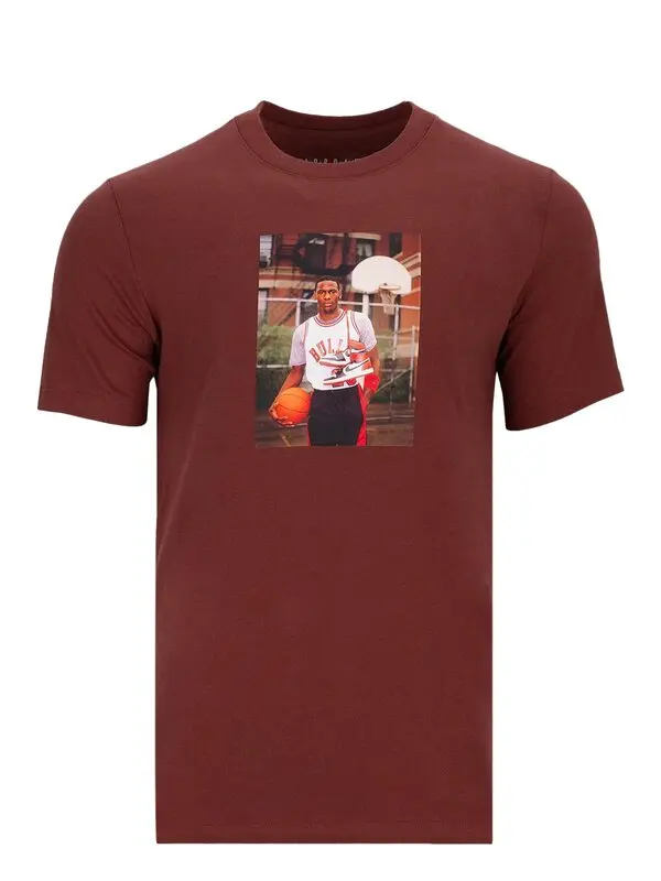 JORDAN Photo T-shirt - Brown