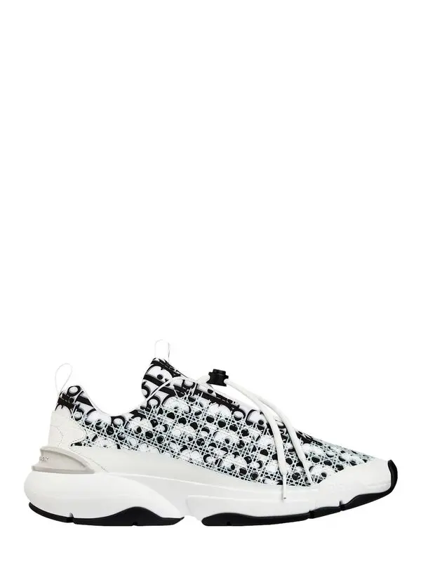 Dior B24 Oblique Cannage Sneakers - White