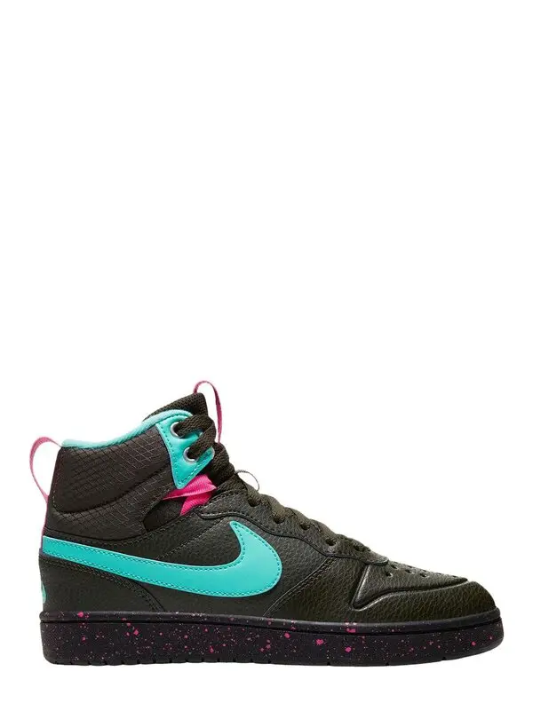 Nike Court Borough Mid 2 Boot Gs - Black