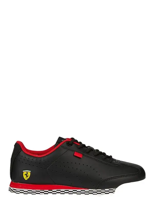 PUMA Scuderia Ferrari X Roma Via Perf Jr Sneakers - Black