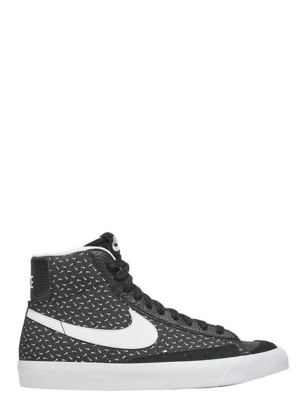 Nike Blazer Mid '77 Gs 'polka Swoosh' Sneakers - Black