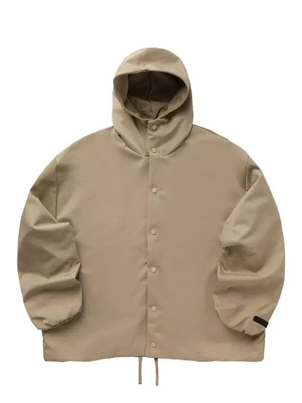 Fear Of God Textured Nylon Hooded Coaches Jacket - Tan