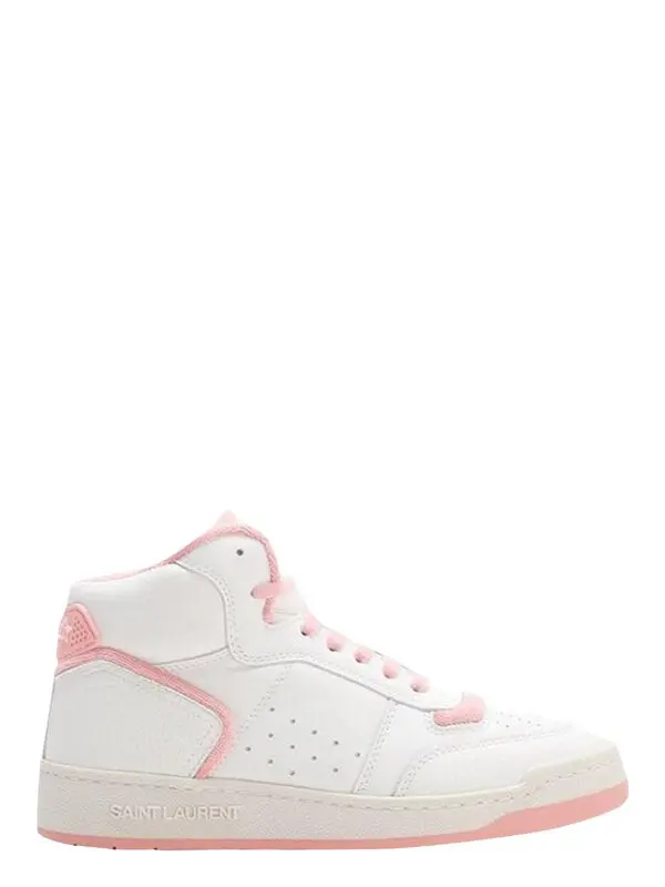 Saint Laurent Jefferson High Eros Sneakers - White