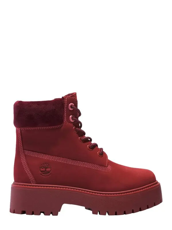 Timberland Stone Street 6-inch Waterproof Platform Boots - Red