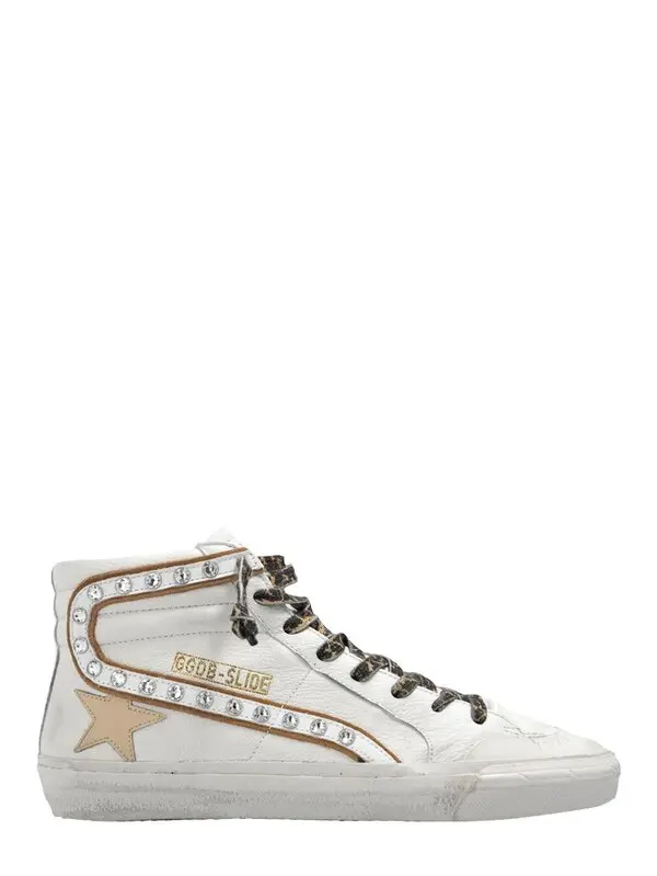 Golden Goose Slide High-top Sneakers - White