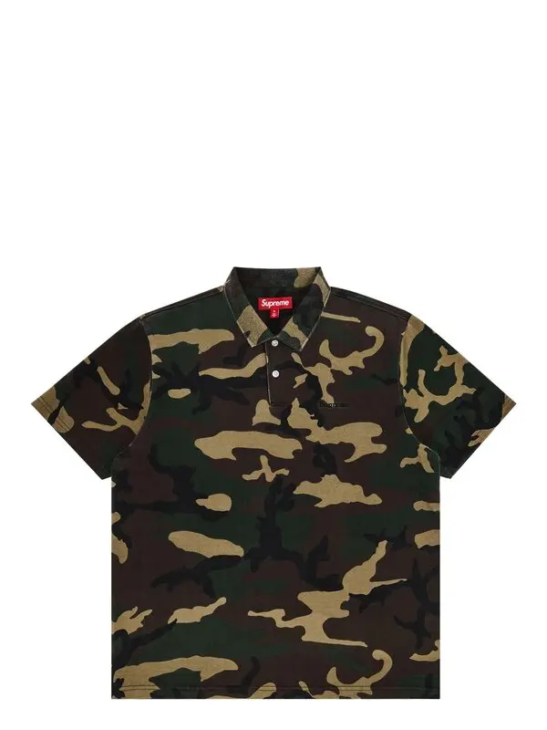Supreme Washed Camo Polo - Multicolor