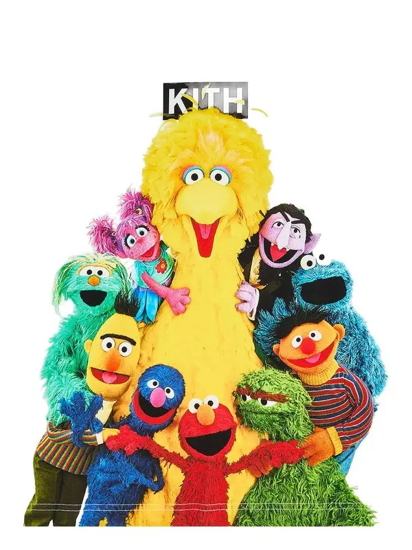 Kith X Sesame Street Group Hug Tee - White