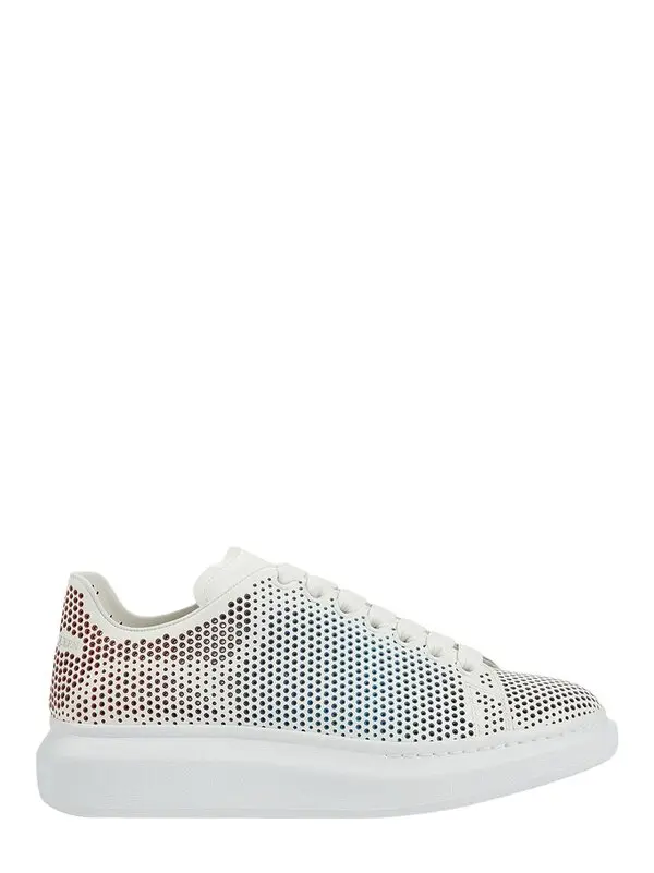 Alexander McQueen Oversized Perforated Sneakers - White