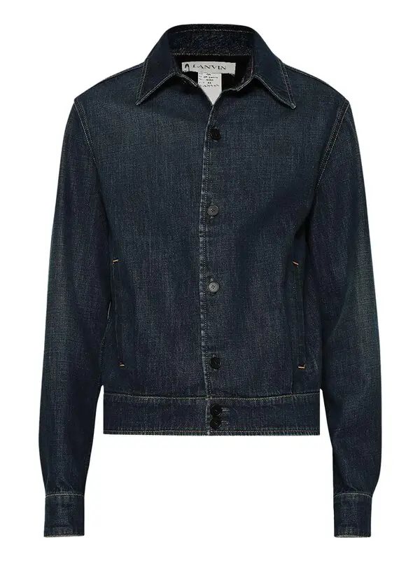 LANVIN Short Overshirt - Blue