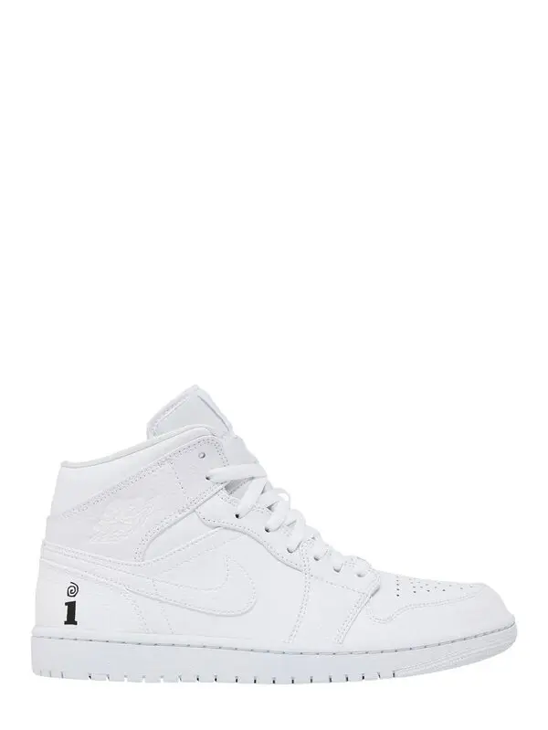 JORDAN Interscope Records X 1 Mid Sneakers - White