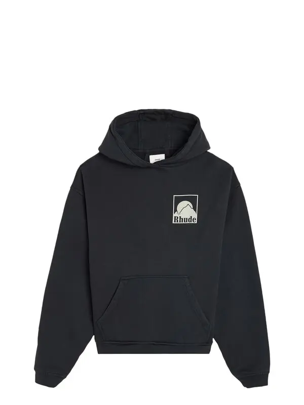 Rhude Moonlight Badge Hoodie - Black