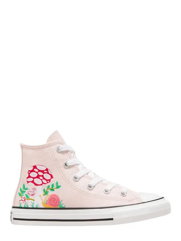 CONVERSE Chuck Taylor All Star High Ps Embroidered Mushroom - Pink