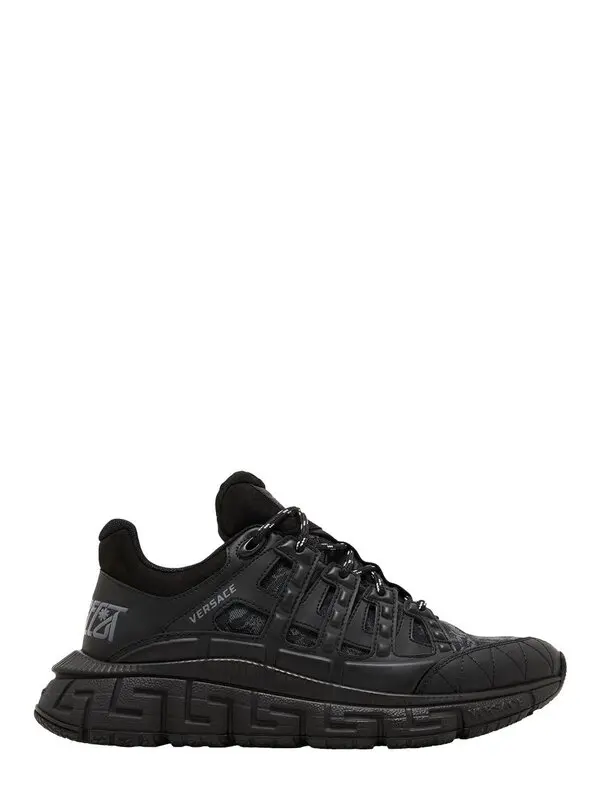 Versace Trigreca 'barocco' Sneakers - Black