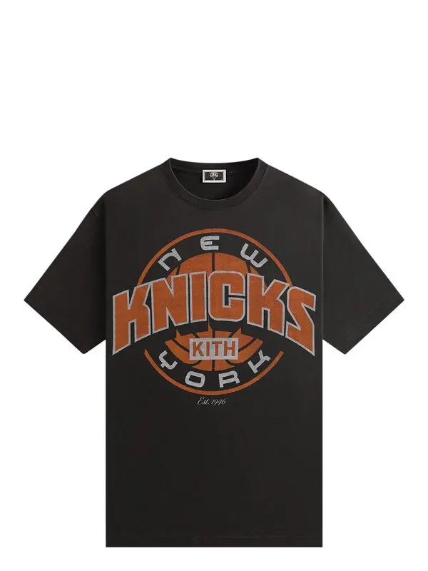 Kith For The New York Knicks Showtime Vintage Tee - Black