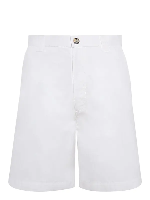 Marni Poplin Shorts - White