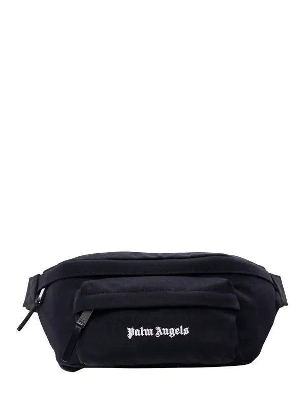 Palm Angels Classic Logo Cordura Fanny Pack - Black