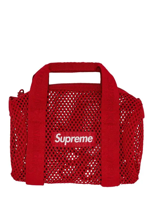 Supreme Mesh Mini Duffle Bag - Red