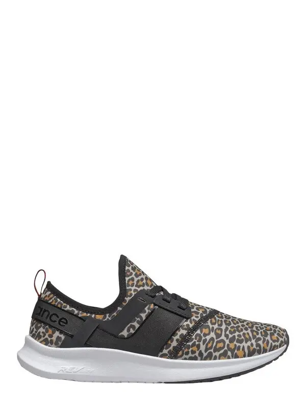 NEW BALANCE Nergize Sport Leopard Print Sneakers - Black