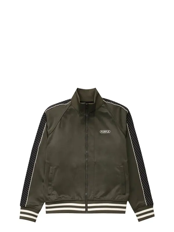 PURPLE BRAND Poly Tricot Track Jacket - Green