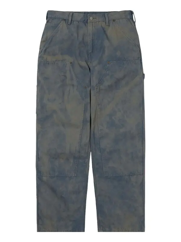 THISISNEVERTHAT Bleached Double Knee Pant - Blue