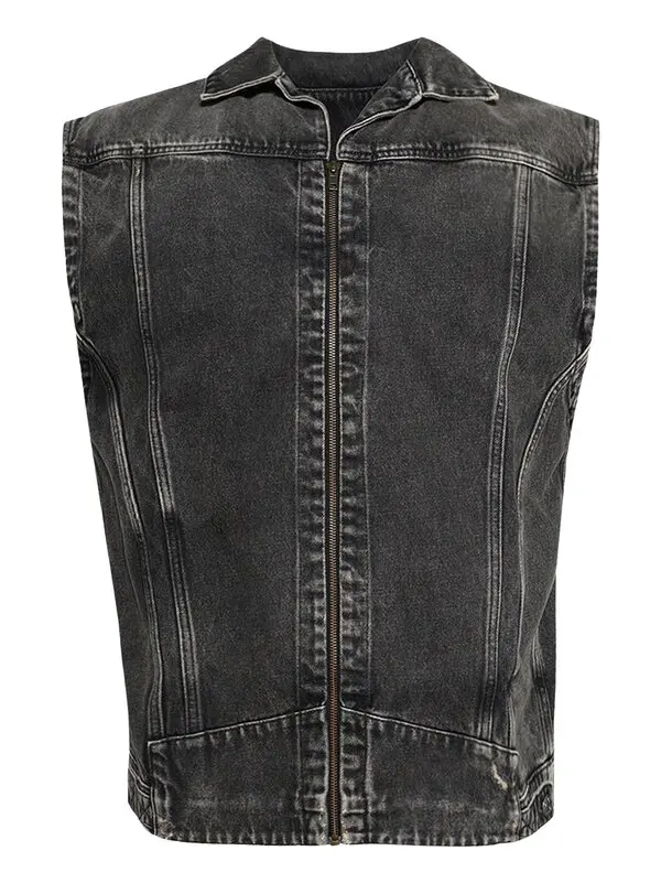 Martine Rose Denim Gilet - Black