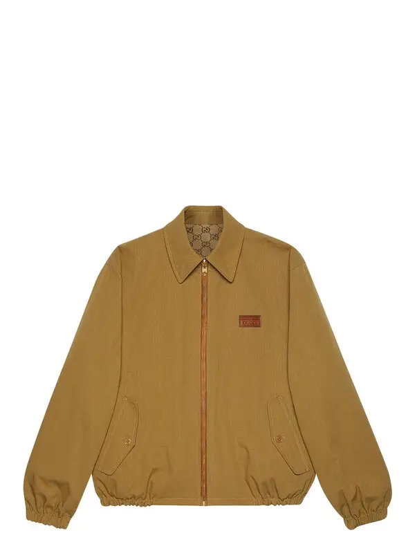 Gucci Reversible Gg Jacket - Tan