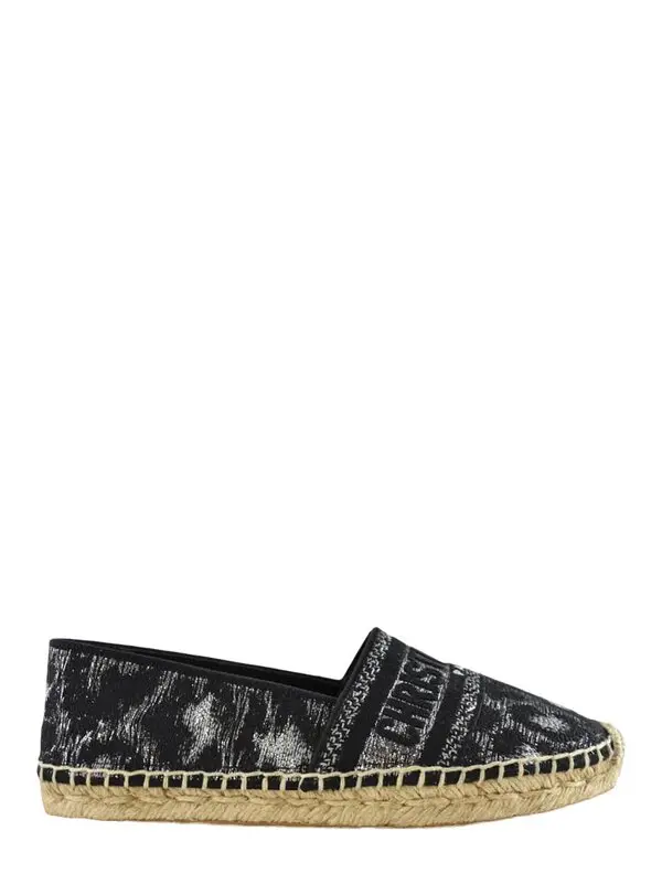 Dior Granville Mizza Metal Espadrille - Grey