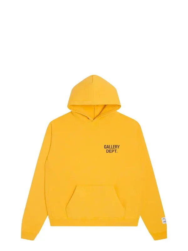 GALLERY DEPT. 90s Gd Logo Hoodie - Gold