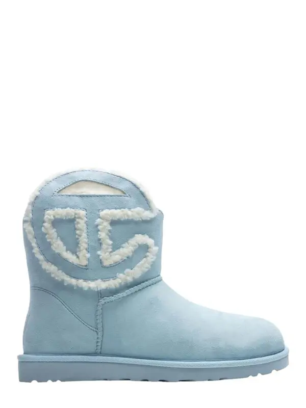 UGG Telfar X Logo Mini Boots - Blue