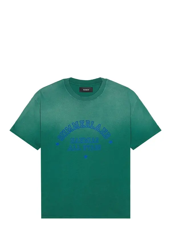 NAHMIAS Summerland All Stars Boxy T-shirt - Green